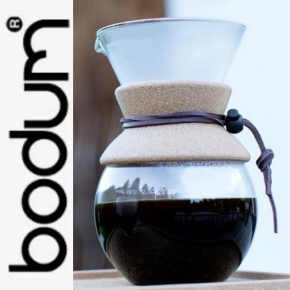 Bodum | Dining | 33 Bodum Pour Over Coffee Maker With Cork Collar 34 Oz ...